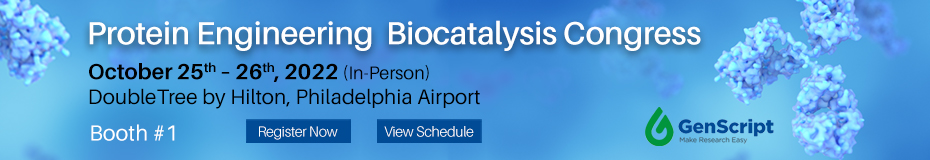 Protein Engineering Biocatalysis Congress 2022 Protein Engineering Biocatalysis Congress 2022