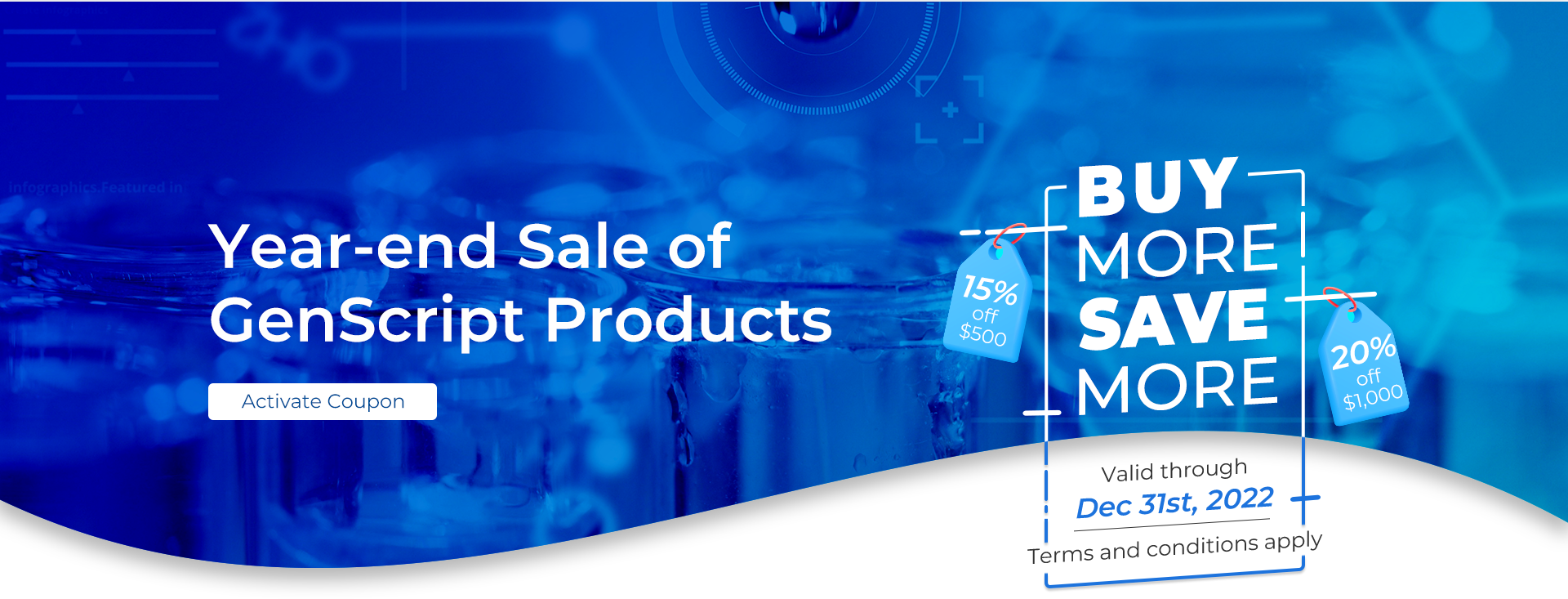 Year-end Sale of GenScript Products