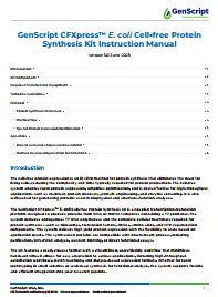 Cell-Free Expression Kit