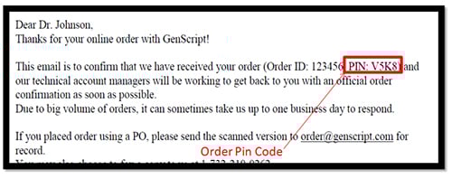 Payment Center - GenScript